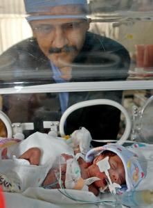 Dr. V. Mohan Reddy, chief of pediatric cardiac surgery, is looking ...