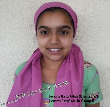 The 1st place winners of the speech competitions were: